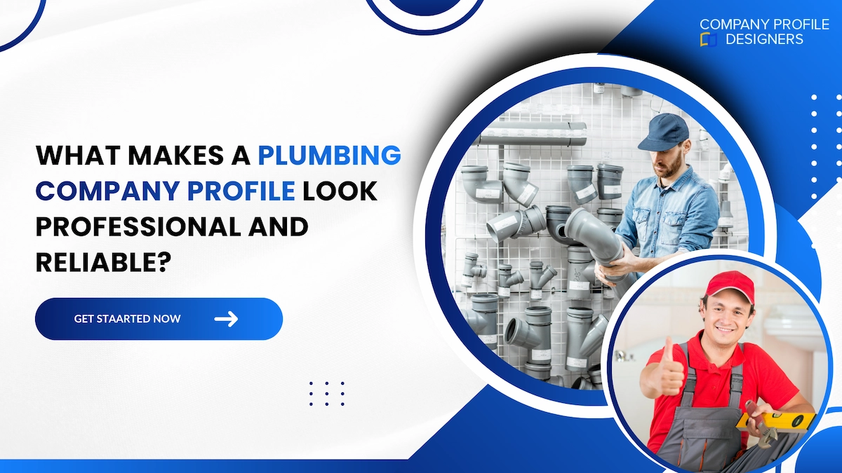Expert Plumbing Company Profile Design Services